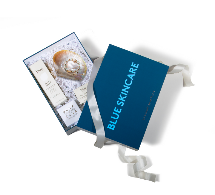 BLUE SKINCARE. LE POUVOIR DE LA NACRE. – Blue Skincare